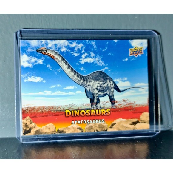 Other | 215 Upper Deck Dinosaurs Apatosaurus Extinction Red Parallel 9 ...
